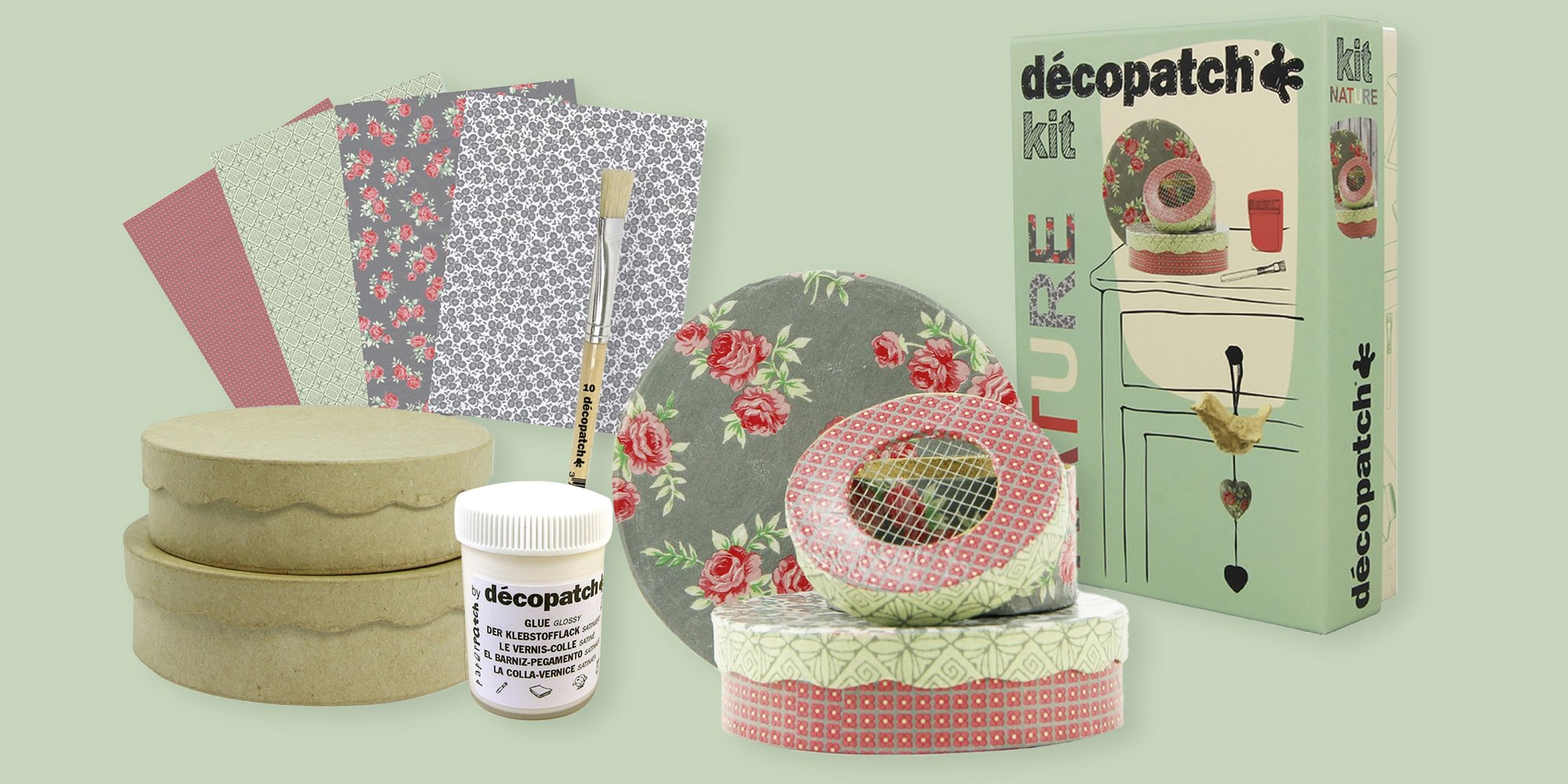 Decopatch Papier - Collage Décoratif - Objets à Décorer Decopatch | Cultura