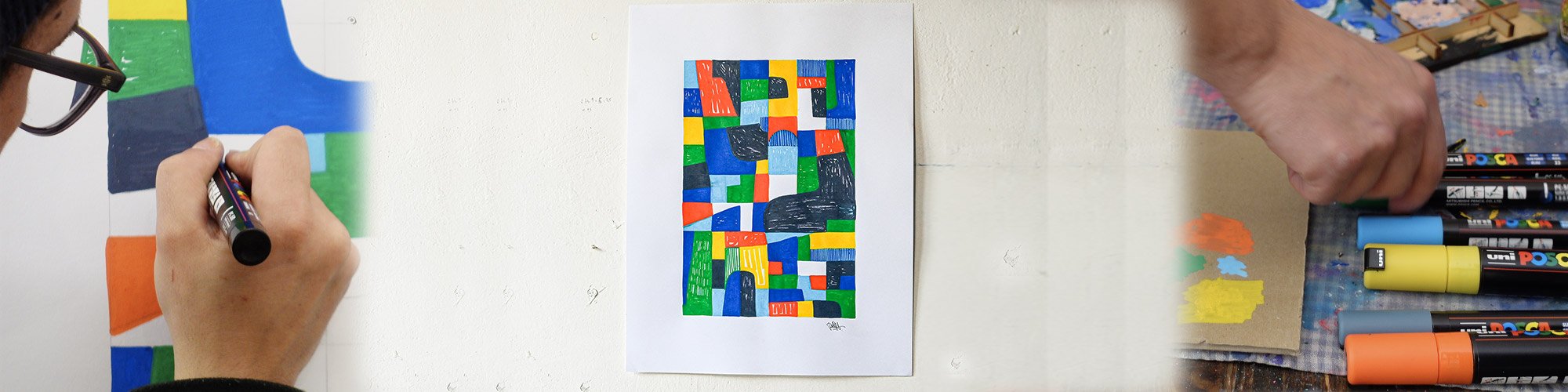 Tuto projet Posca - Arch Colors par l’artiste Projet Reoh | Cultura