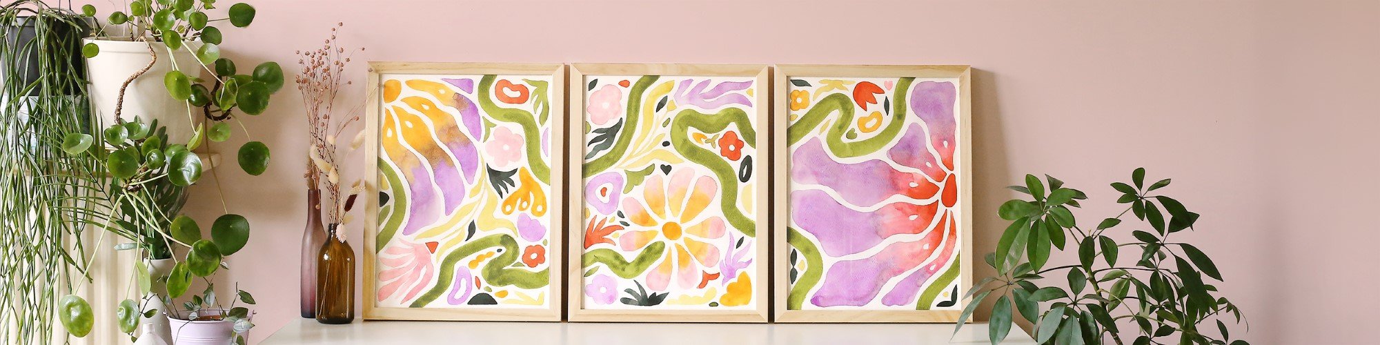 Tuto triptyque à l'aquarelle avec Winsor & Newton | Cultura