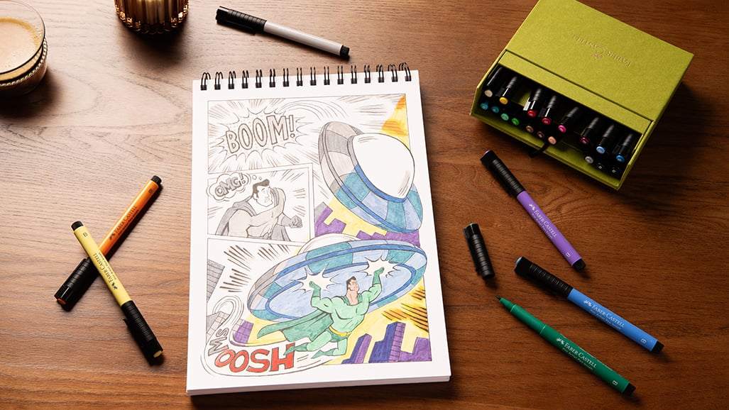 Tuto planche de BD avec Faber-Castell | Cultura