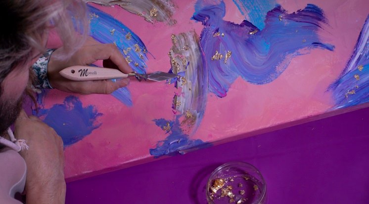 Tuto peinture acrylique sur toile « La Joie Éclatée » par BrunoGraffer ...