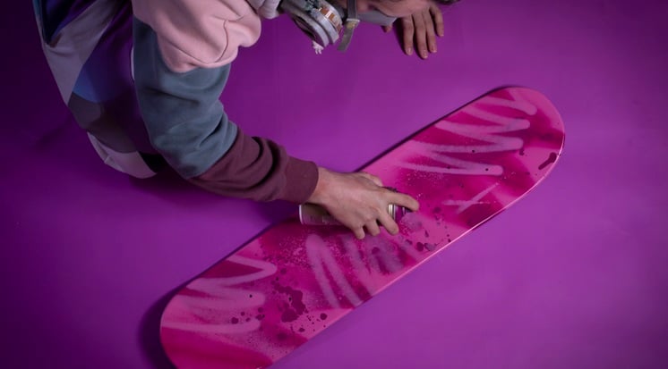 Tuto planche de skate customisée « Nuage Supersonic » par BrunoGraffer ...