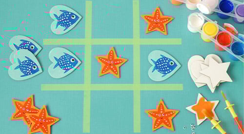 Tuto jeu de morpion à fabriquer | Cultura