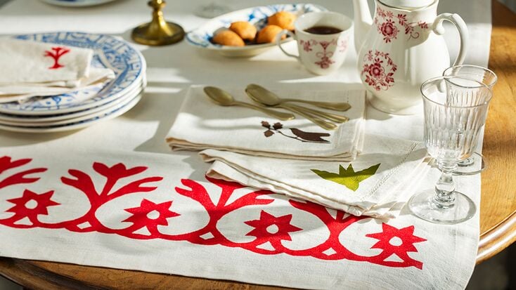 Tuto nappe et serviettes personnalisées | Cultura